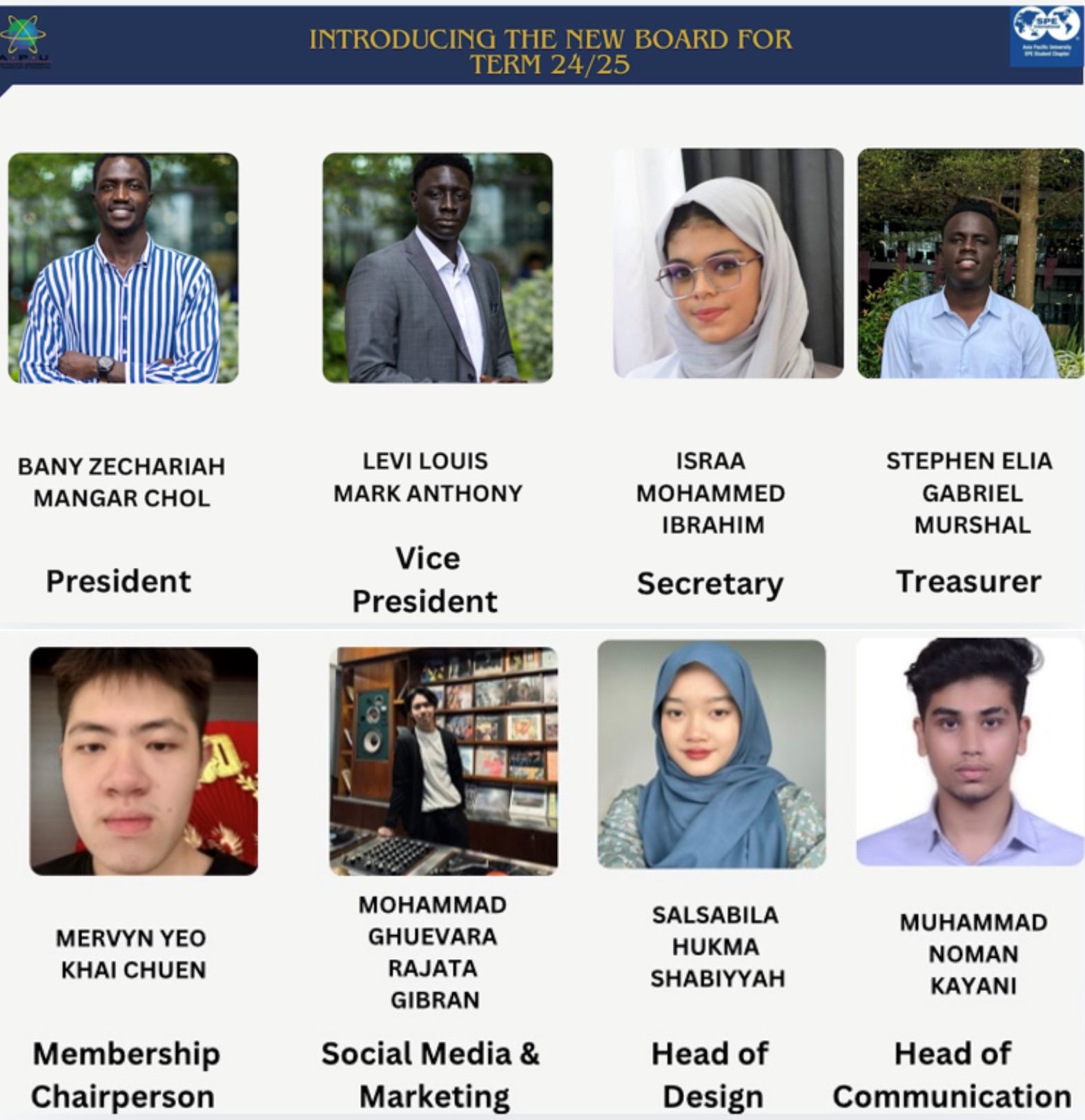 APU SPE Student Chapter Handover Ceremony marks a new Chapter | APU